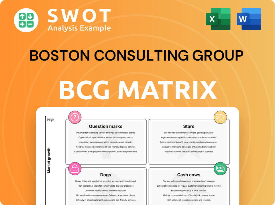 BCG Matrix Template Bundle (Word/Excel) – SWOTAnalysisExample.com