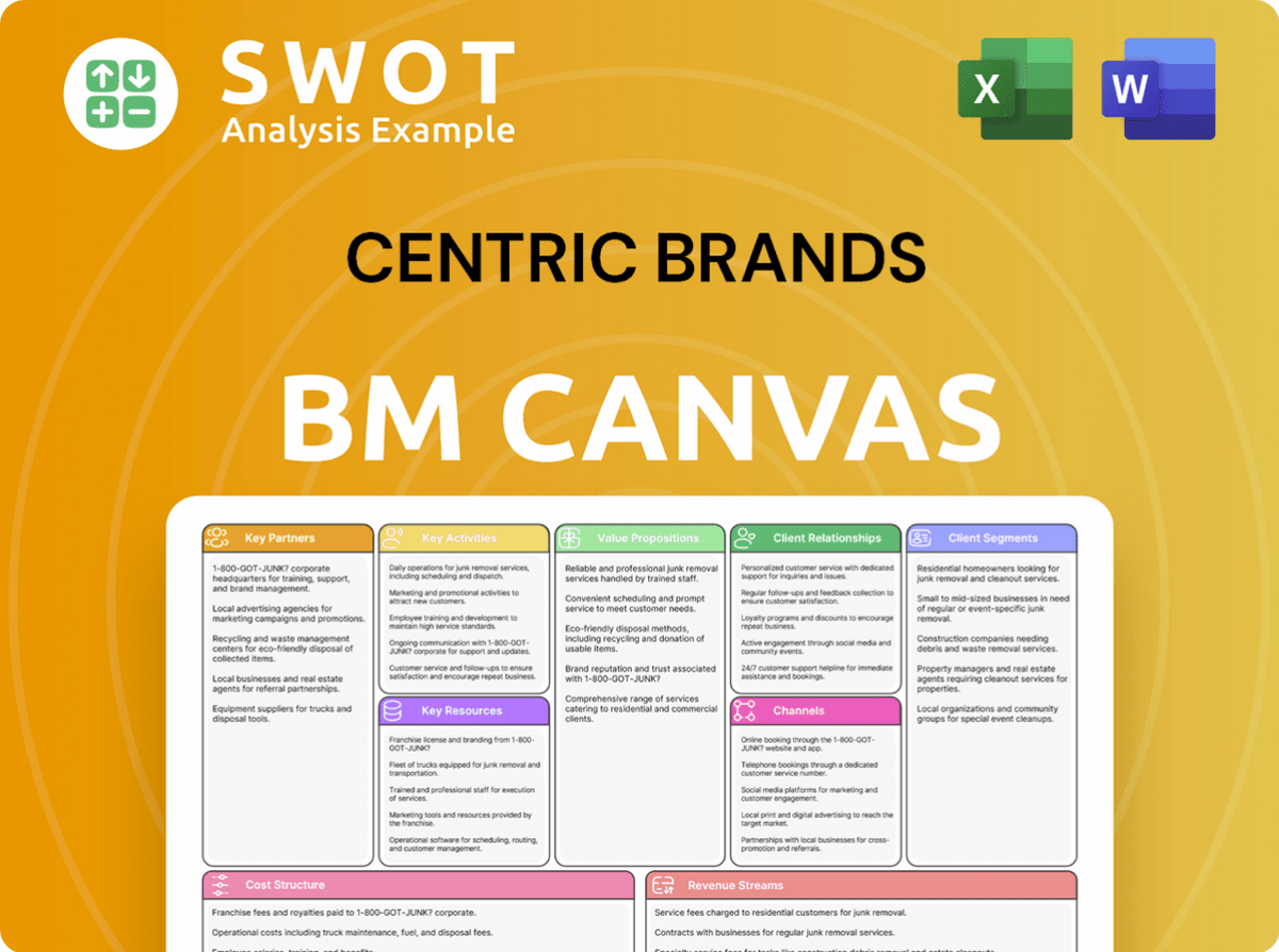 Streamline Analysis: Centric Brands Canvas – SWOTAnalysisExample.com
