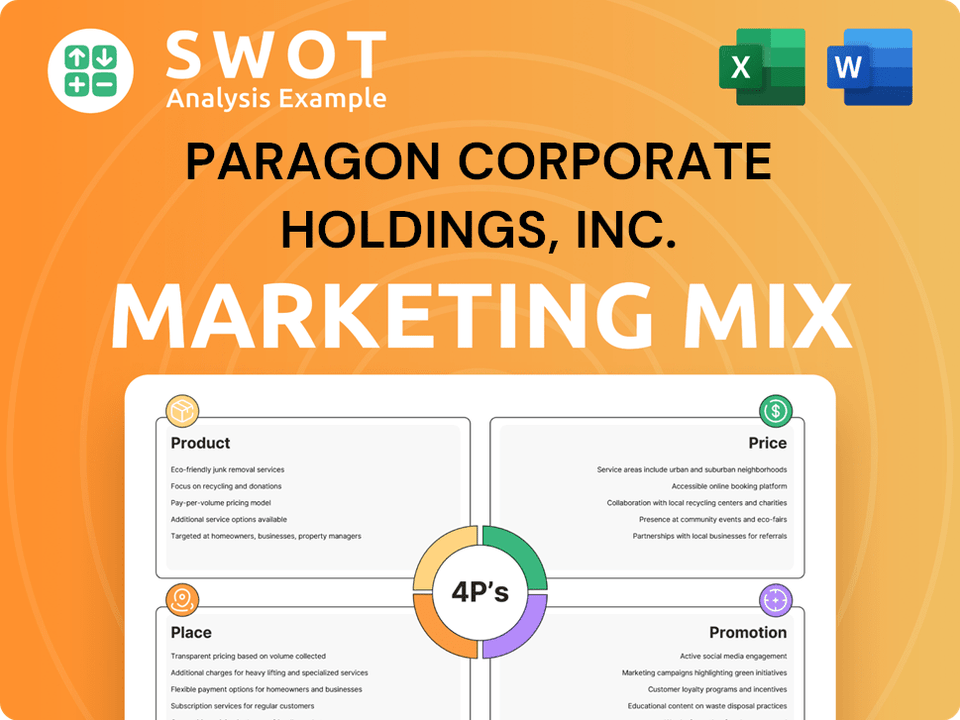 Marketing Mix Analysis of Paragon Corporate Holdings, Inc ...