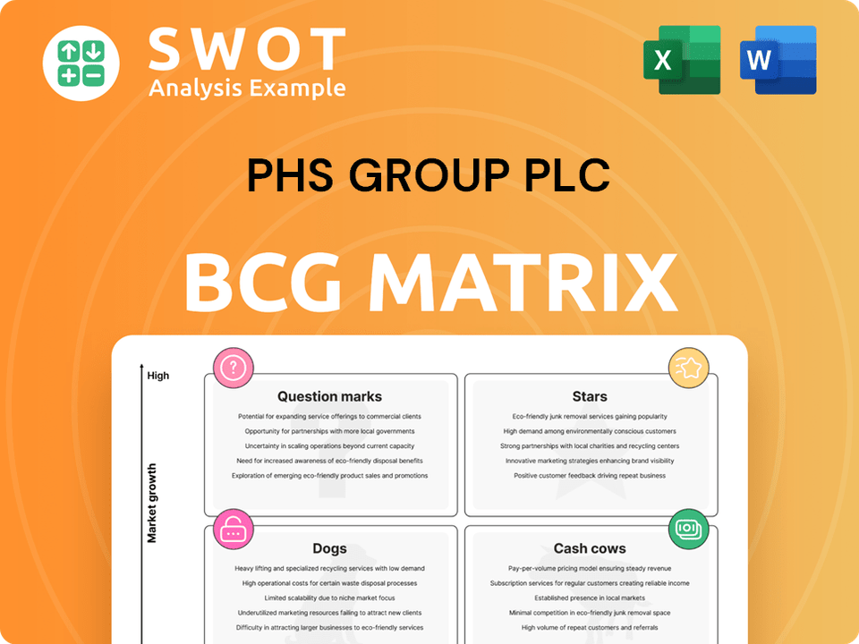 PHS Group plc BCG Matrix Analysis – SWOTAnalysisExample.com